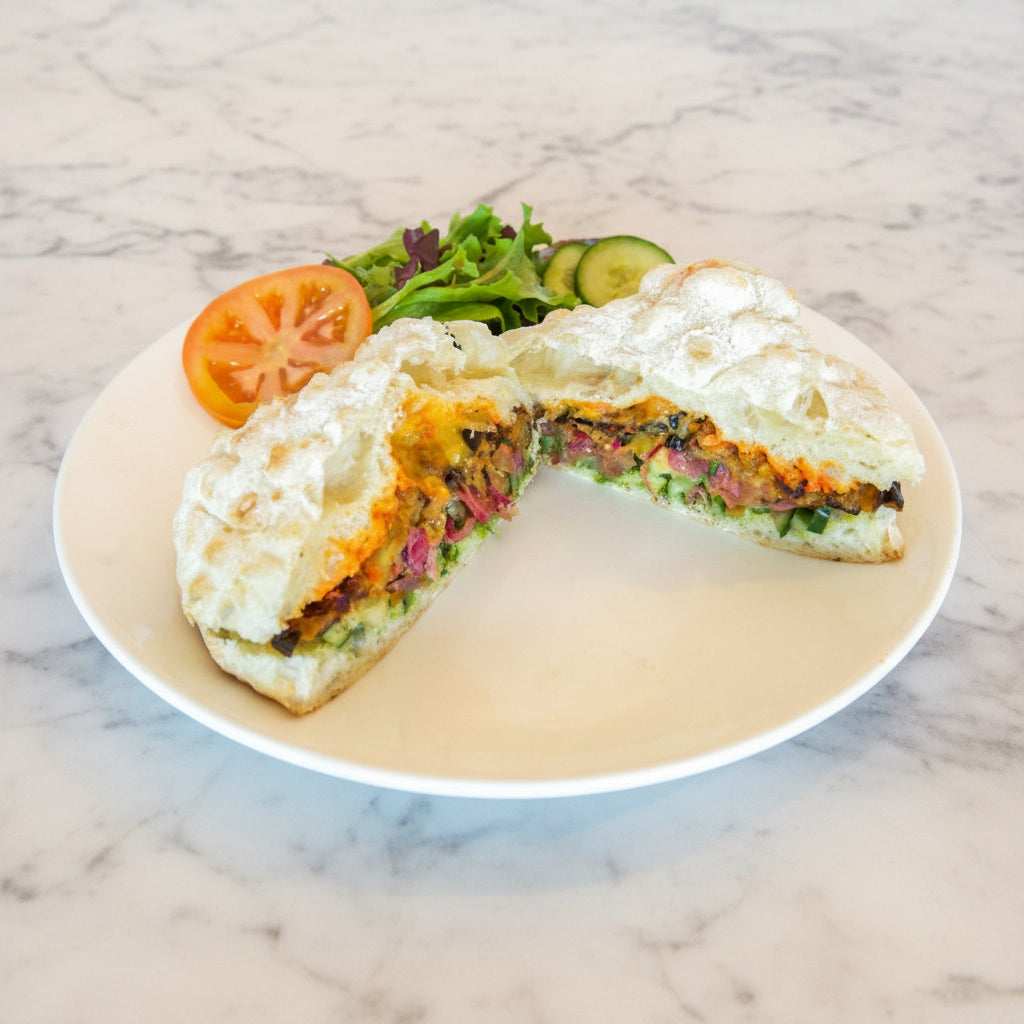 Sabich Sandwich | Middle Eastern Cafe Emeryville | Simurgh Bakery